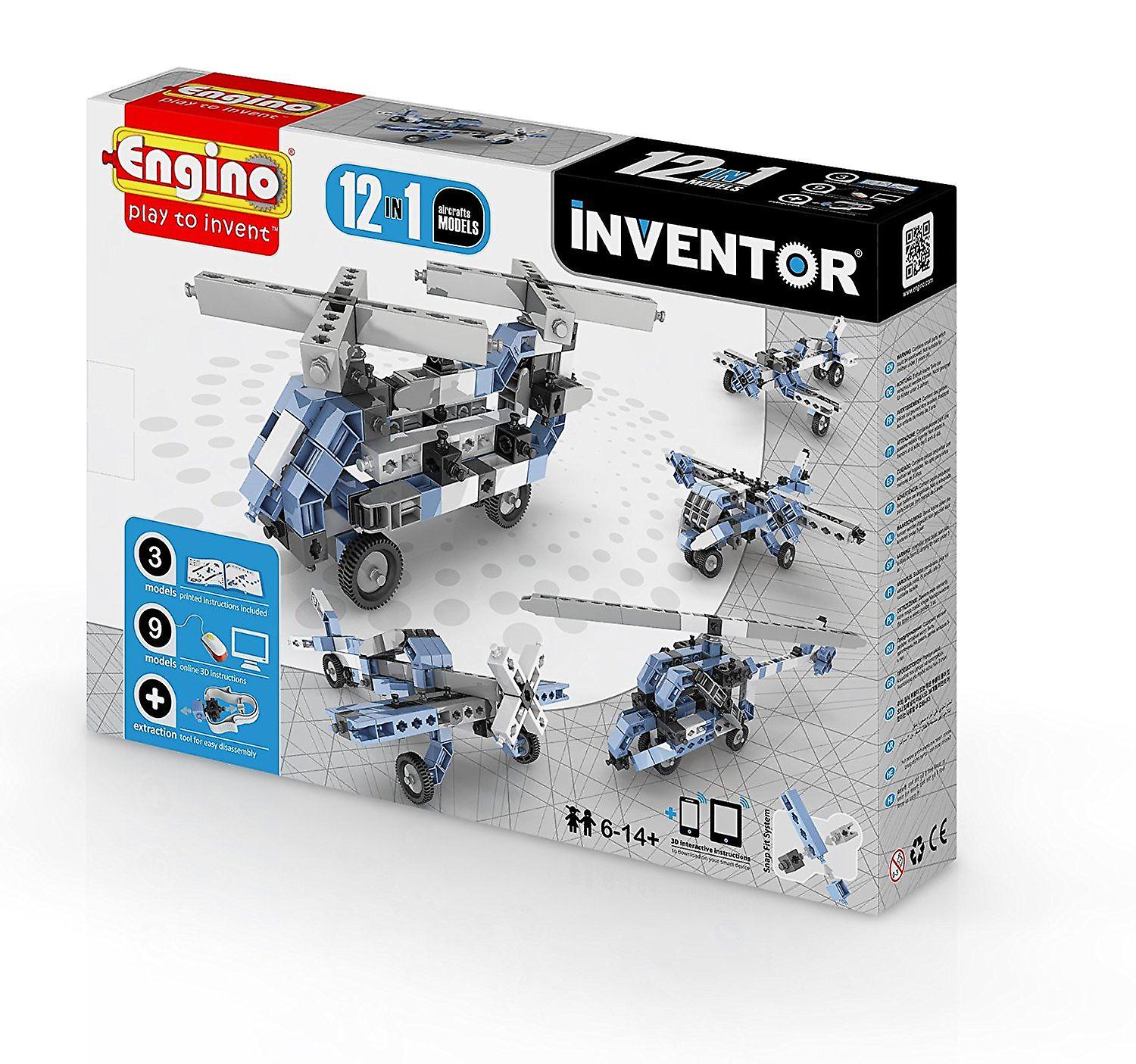 Engino Inventor 12 in 1 Models Αεροπλάνα – Protasistore